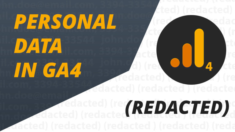 Data redaction in Google Analytics 4